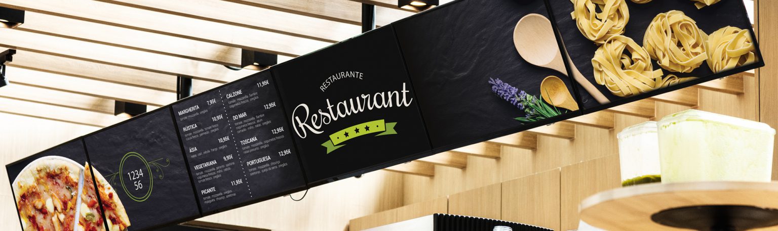 Painéis Digitais de Menu - Ztech